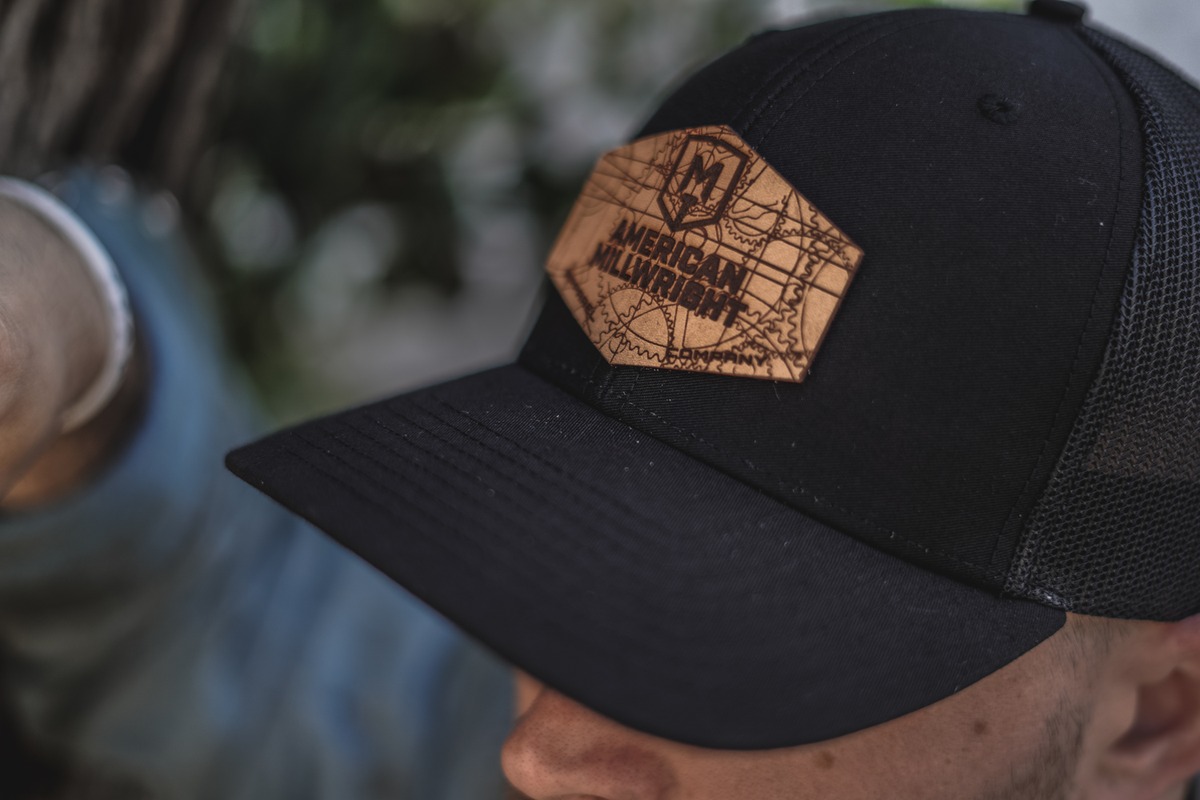 American Millwright Blueprint Hat – AmericanBlueCollarCo.